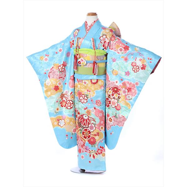 七五三レンタル 七歳女児七五三AP7112 女の子七五三 レンタル七五三 七五三着物 753レンタル　水色　古典柄 七五三 ７歳 七歳 7歳女の子 往復送料無料 ●必ず下の商品情報を表示いただきご予約状況をご確認ください。↓↓↓↓↓↓↓↓↓...