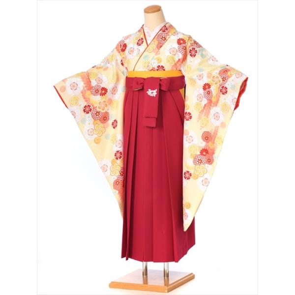 【レンタル】pom ponette(ポンポネット)袴 小学生 女の子用卒業袴セットレンタル8AR07 小学校 卒業式袴フルセット 着物袴レンタル 袴 女児着物レンタル 11歳〜12歳 卒業式 145ｃｍ〜152ｃｍ位まで ピンク エンジ袴 ...