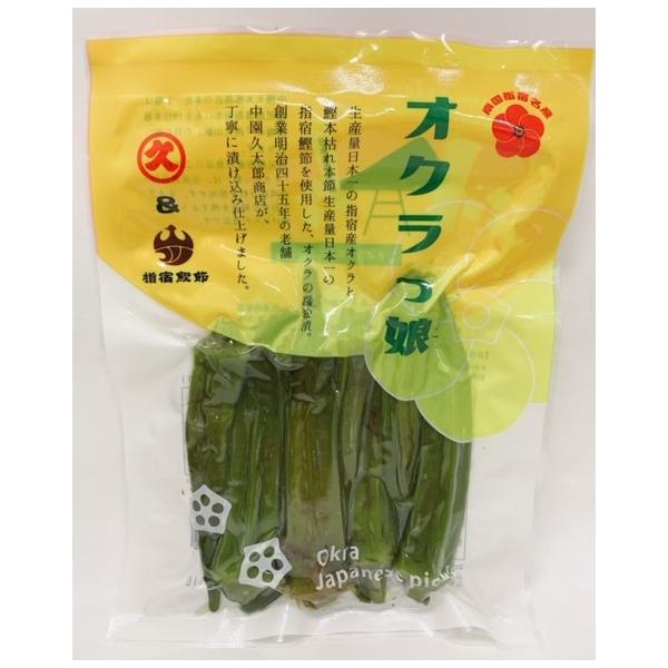 【商品名】オクラっ娘【名  称】総菜【商品説明】　生産量日本一である鹿児島県指宿産「オクラ」を、   極力緑色を保ち、指宿産かつお節をふんだんに使用しました。    風味豊かな「しょうゆ漬」です。栄養たっぷりの「オクラ」がいつでも    食...