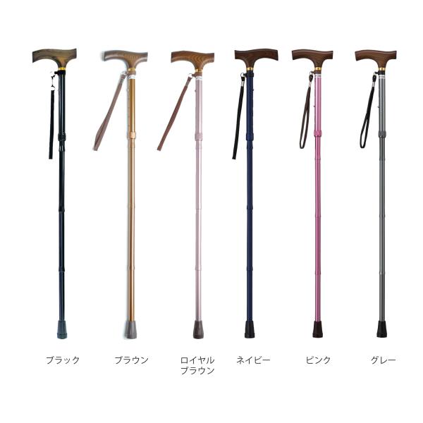 【カラー】グレー【サイズ】長さ78〜88cm（2.5cm間隔）【適応身長（目安）】150〜170cm【シャフト径】上部：1.9cm、下部：1.6cm【重量】290g【材質】グリップ：木製、シャフト：アルミ【メーカー品番】009713【JAN...