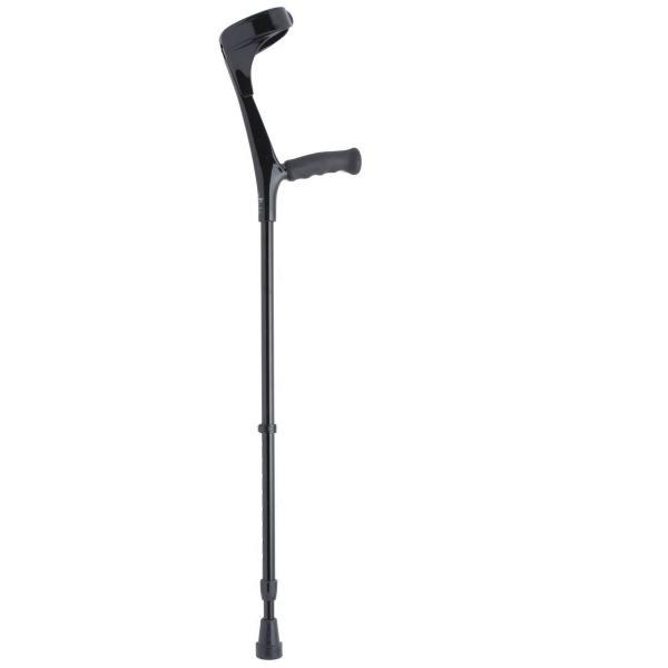【カラー】ブラック【サイズ】グリップ〜カフ：21.8〜24.2cm（3段階調節）グリップ〜杖先：74〜94cm（9段階調節）　グリップサイズ：3.5×12cm【適応身長】160〜190cm【重量】680g【耐荷重】120kg【材質】アルミニ...