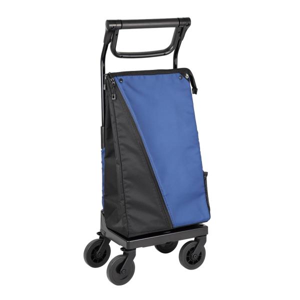 【カラー】ネイビー【本体サイズ】幅32×奥行22.5×高さ64.5〜87.5cm【持ち手高さ】64.5〜87.5cm（6段階調節）【バッグサイズ】幅31×奥行18×高さ52cm【バッグ容量】約30L【最大積載荷重】8kg【重量】約2.3kg...