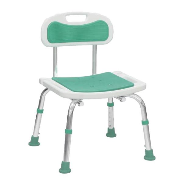 【カラー】グリーン【サイズ】幅51.5〜53×奥行46〜49×高さ67〜77cm　座面までの高さ：37〜47cm（5段階調節可能）【重量】約2.7kg【最大使用者体重】100kg【材質】本体：アルミ　座部・背もたれ：ポリエチレン　座面パッド...