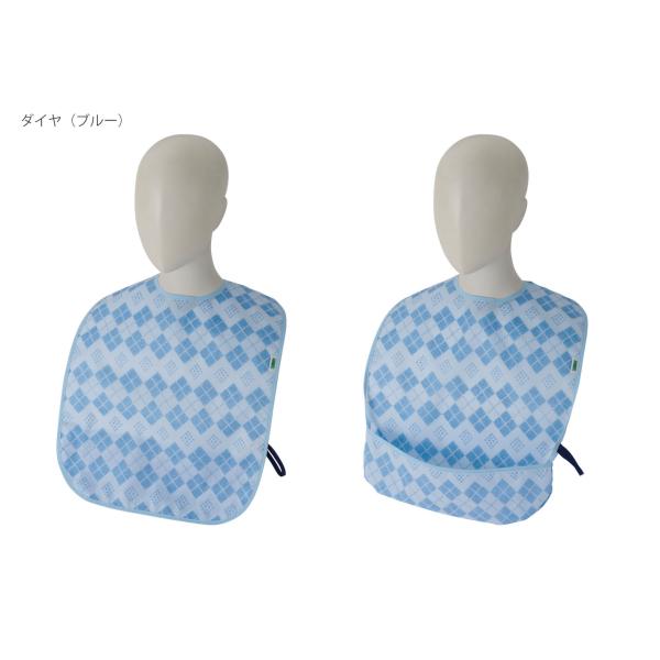 【サイズ】幅35×長さ55cm　首廻り35〜44cm【材質】ポリエステル100％（アクリルコーティング）【その他】洗濯○　脱水○　乾燥機○（60℃）【メーカー品番】6080【JAN】4975520830399