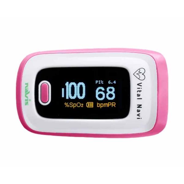 【医療機器認証番号】228AFBZX00033A01【医療機器クラス分類】特定保守管理医療機器 クラスII【測定方式】二波長脈波型【カラー】ピンク【測定範囲】血中酸素飽和度（SpO2）：35〜100％　脈拍数（PR）：25〜250bpm【確...