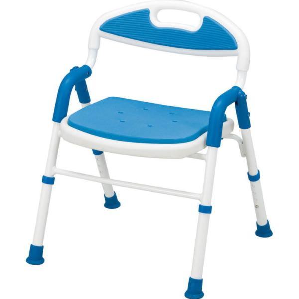 【サイズ】幅50×奥行53×高さ67〜74cm（4段階調節）　折りたたみ時：幅50×奥行28×高さ74〜81cm　座面までの高さ：39.5〜46.5cm（4段階調節）【材質】フレーム：アルミ、PE、PP　手すり：ウレタン　高さ調節ピン：ステ...