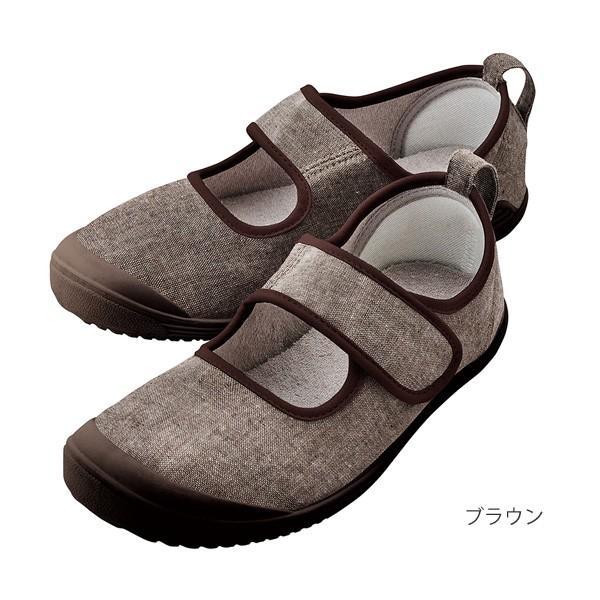 【カラー】ブラウン【サイズ】27.0cm【参考足囲】27.0〜27.5cm　28.0cm：27.6〜28.1cm【材質】本体外側・フチ：綿　本体内側：綿、ポリエステル、ポリエチレン　中敷：綿、ポリエステル、EVA　踵クッション：ポリウレタン...