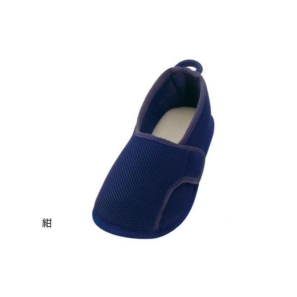 【カラー】紺【サイズ】M：22〜23cm【材質】表素材：ポリエステル100％（メッシュ）内素材：ポリエステル100％（メッシュ）中底：綿80％、ポリエステル20％【重量】約130g （片足、Lサイズ）【メーカー品番】2502