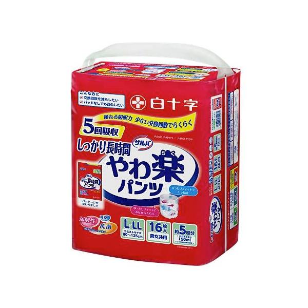 【サイズ】L-LL：ウエスト80-125cm【吸収量】750cc【入数】16枚【材質】表面材：ポリオレフィン／ポリエステル不織布、ポリオレフィン系不織布　吸水材：綿状パルプ、高分子吸収材、吸水紙　防水材：ポリエチレンフィルム　伸縮材：ポリウ...