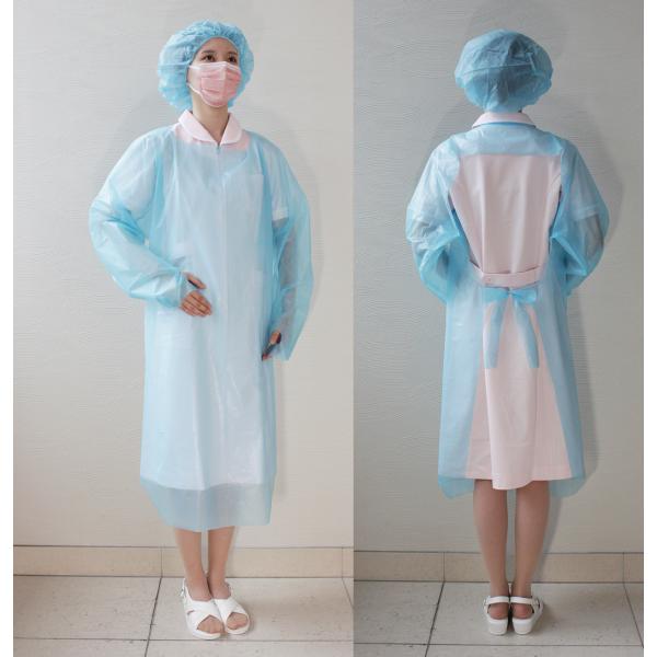 【サイズ】フリー（前中心丈：104cm　身巾：70cm）　厚さ：18μ（0.018mm）【カラー】ブルー【入数】20枚（1ケースに30袋）【製造国】中国【メーカー品番】FR-080【JAN】4560168800806