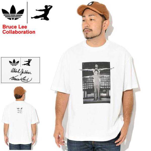 アディダス Tシャツ 半袖 adidas メンズ ブルース・リー アイコン コラボ オリジナルス ( Bruce Lee Icon S/S Tee Originals カットソー JZ7907 )アディダス(adidas)2025FWより秋...