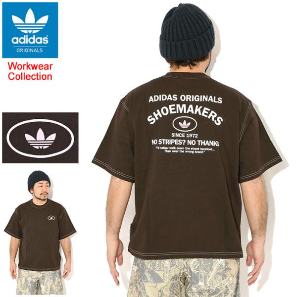 アディダス Tシャツ 半袖 adidas メンズ シューメーカーズ グラフィック オリジナルス ( Shoemakers Graphic S/S Tee Workwear Collection KG6436 )今やストリートより絶大な支持を...