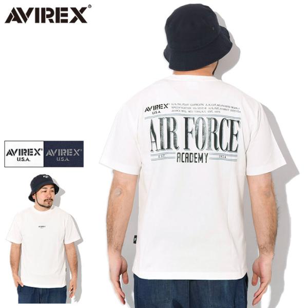 アビレックス Tシャツ 半袖 AVIREX メンズ 1954 USAFA MIL アカデミー ( 1954 USAFA MIL Academy S/S Tee カットソー トップス 男性用 7835134030 )AVIREX(アビレックス...