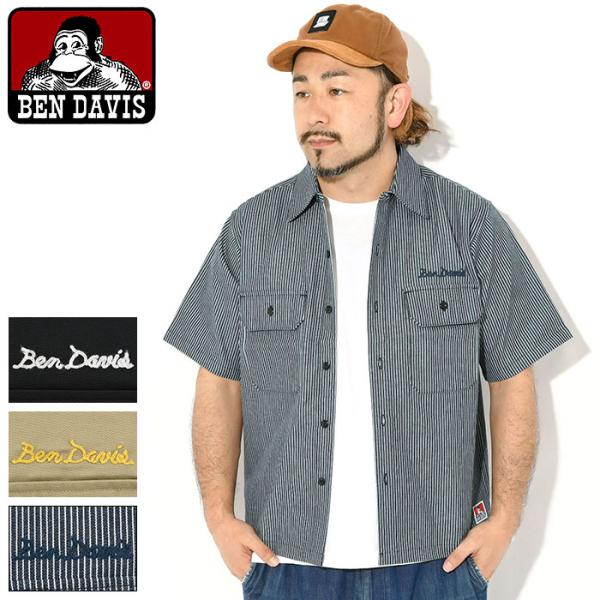 ベンデイビス シャツ 半袖 BEN DAVIS メンズ ワーク ( ND-26580026 Work S/S Shirt ワークシャツ カジュアルシャツ トップス )BEN DAVIS(ベンデイビス)2026SSより春夏の新作アイテムが待望...