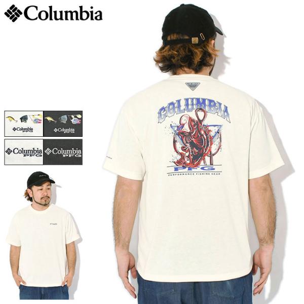 コロンビア Tシャツ 半袖 Columbia バーン ノベル グラフィック ( Burn Novel Graphic S/S Tee 吸汗速乾 UVカット PG7588 )“フィッシングムードを高める、2パターンのグラフィック。”コロンビア...