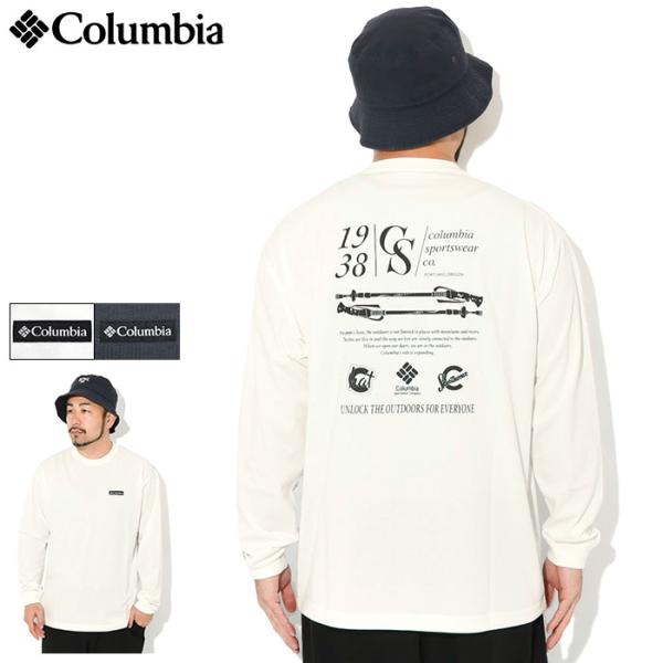 コロンビア ロンT Tシャツ 長袖 Columbia メンズ スタック ブルック グラフィック ( Stuck Brook Graphic L/S Tee 吸汗速乾 UVカット カットソー PM0519 )コロンビア(Columbia)20...