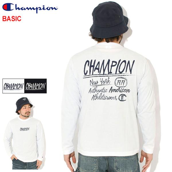チャンピオン ロンT Tシャツ 長袖 Champion メンズ C3-D408 ( C3-D408 L/S Tee BASIC ベーシック 日本企画 カットソー トップス 男性用 )「ザ・キング・オブ・スウェットシャツ」として親しまれるチャ...