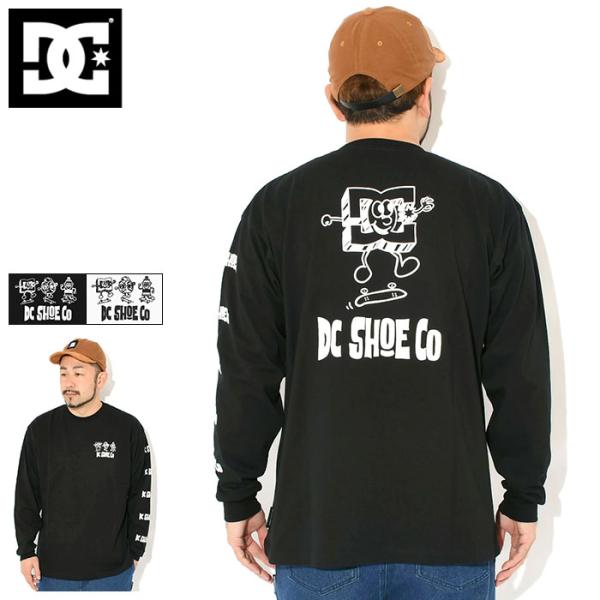 ディーシー ロンT Tシャツ 長袖 DC メンズ プレイタイム ( Playtime L/S Tee ビッグシルエット オーバーサイズ カットソー トップス 男性用 DLT254046 )DC(ディーシー)2025FWより秋冬の新作アイテム...