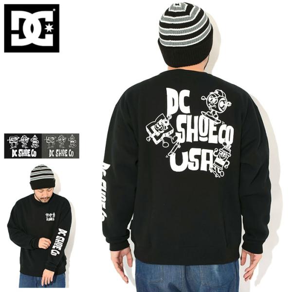 ディーシー トレーナー DC メンズ ノーティー ボーイズ クルー スウェット ( Naughty Boys Crew Sweat 保温 裏起毛 DPO254042 )DC(ディーシー)2025FWより秋冬の新作アイテムがリリース！スケート...