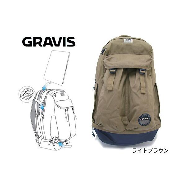 グラビス gravis メトロ 2 バックパック ライトブラウン エクスペディション メンズ & レディース(Metro 2 Backpack Lt.Brown 11340100-126 ...