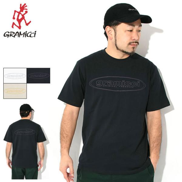 グラミチ Tシャツ 半袖 GRAMICCI メンズ オリジナル フリーダム ( Original Freedom S/S Tee G4SU-T075 )GRAMICCI(グラミチ)2024SSより春夏の新作アイテムがリリース！胸元＆バックに...