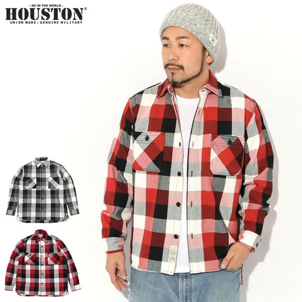 ヒューストン シャツ 長袖 HOUSTON メンズ チェック ビエラ ( Check Viyella L/S Shirt カジュアルシャツ トップス アメカジ 41253 )HOUSTON(ヒューストン)2025FWより秋冬の新作アイテムが...