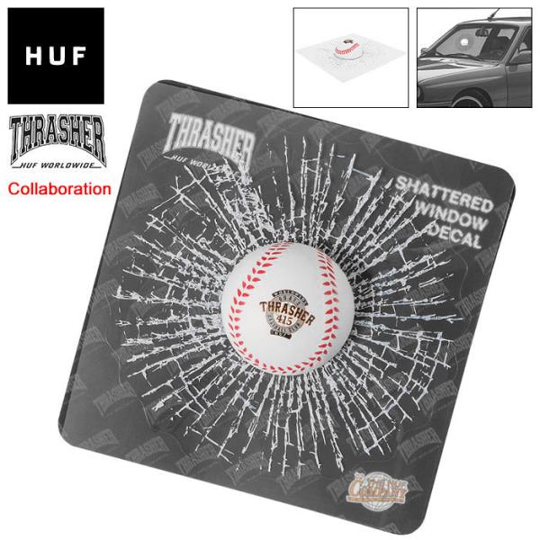 ハフ ステッカー HUF スラッシャー グランド スラム ボール  コラボ ( HUF×THRASHER Grand Slam Ball Sticker シール AC00733 )レジェンドスケーター「キース・ハフナゲル」により設立されたH...