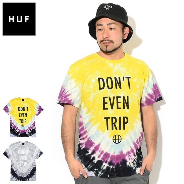 ハフ Tシャツ 半袖 HUF メンズ ドント イーブン トリップ ( HUF Dont Even Trip S/S Tee Tie Dye TS00998 )HUF(ハフ)より、2020Springの新作Tシャツが待望のリリース！サイケデリ...