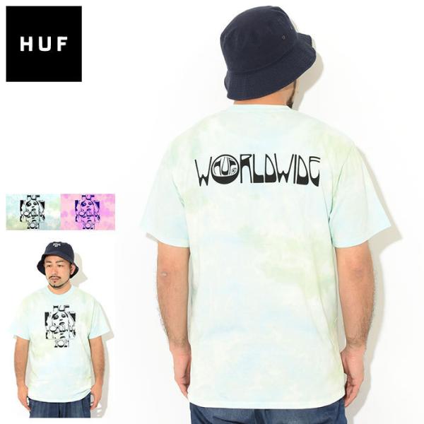 ハフ Tシャツ 半袖 HUF メンズ ウェイステッド ダーリン ( Wasted Darling S/S Tee Tie Dye タイダイ染め T-SHIRTS カットソー TS01409 )1970年代のヒッピーカルチャーにインスピレーシ...
