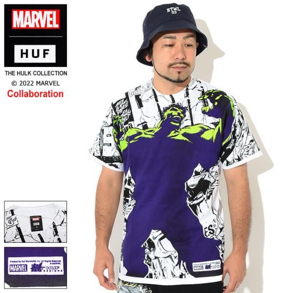 ハフ Tシャツ 半袖 HUF メンズ マーベル ハルク ガンマ コラボ ( HUF×MARVEL HULK Gamma S/S Tee TS01973 )フリーク必見！数々のスーパーヒーローを世に送り出してきたアメコミの代名詞「MARVEL...