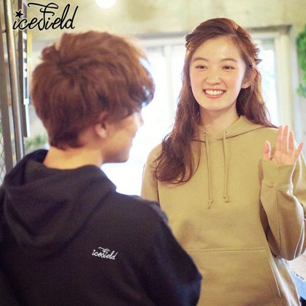 【送料無料】アイスフィールド プルオーバー パーカー ICEFIELD メンズ エンブロイダリー ロゴ(Embroidery Logo Pullover Hoodie IF-PA002)【他商品と一緒に買うと商品代金合計11,000円以下で...
