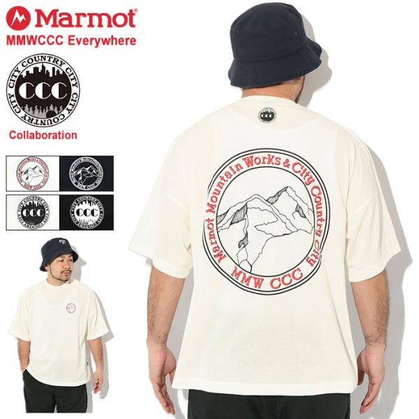 マーモット Tシャツ 半袖 Marmot メンズ シティーカントリーシティー MMWCCC コラボ ( CITY COUNTRY CITY MMWCCC S/S Tee MTSS25MST303CC )Marmot(マーモット)2025SS...