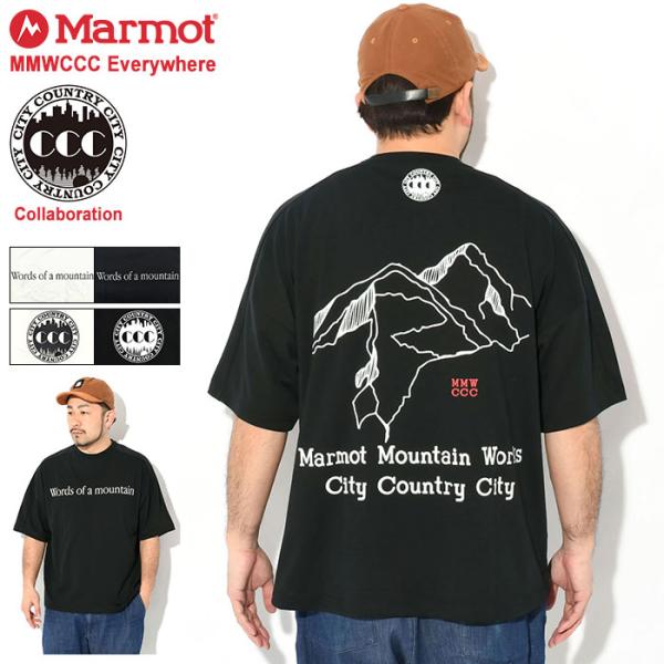 マーモット Tシャツ 半袖 Marmot メンズ シティーカントリーシティー ワード オブ マウンテン コラボ (Words Of A Mountain S/S Tee MTSS25MST311CC)Marmot(マーモット)2025SSよ...