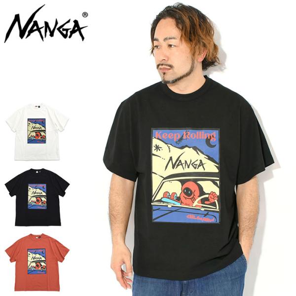 ナンガ Tシャツ 半袖 NANGA メンズ エコ ハイブリッド キープ ローリング ( ECO Hybrid Keep Rolling S/S Tee カットソー トップス N2610-1M037Z )“コレクションしたくなる、寝袋モチーフ...