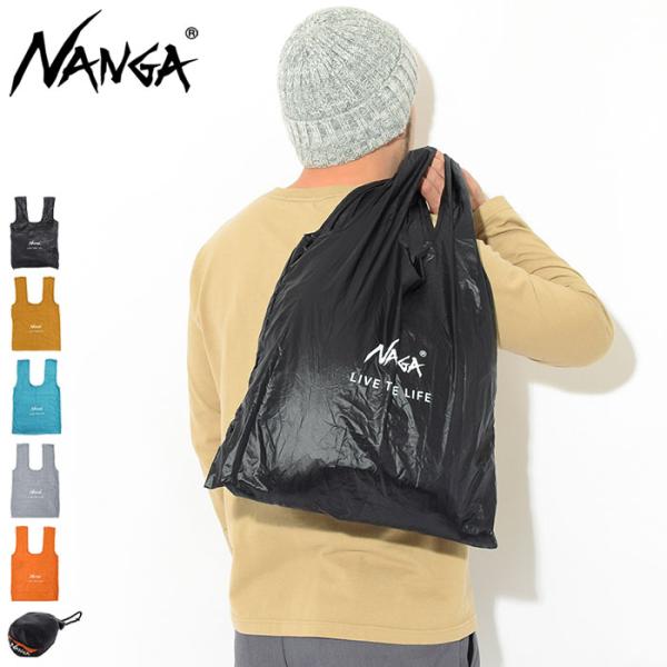 ナンガ バッグ NANGA ナンガ ポケッタブル エコバッグ ( Nanga Pocketable ECO Bag ショッピングバッグ 折りたたみ NA2441-3A102 )超軽量コンパクトなエコバッグが今までよりも薄い生地にすることで、...