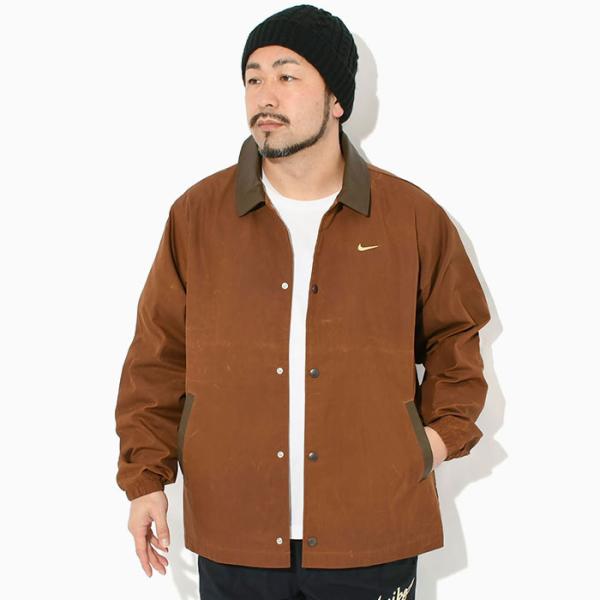 ナイキ ジャケット NIKE メンズ GCEL SSNL+ コーチジャケット ブラウン ( GCEL SSNL+ Coaches JKT Brown 撥水 IQ3974-281 )オイルド加工が施された高密度のツイル素材を使用した大人っぽい...