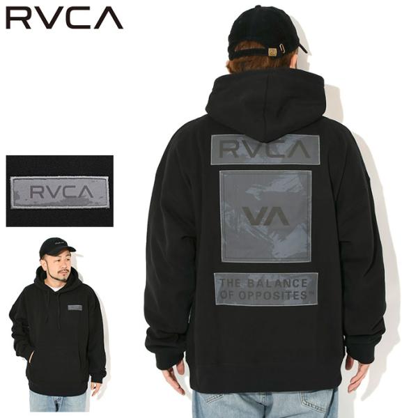 ルーカ パーカー プルオーバー RVCA メンズ スリー ボックス ルーカ (Three Box RVCA Pullover Hoodie ビッグシルエット オーバーサイズ スウェット BF042011)ルーカ(RVCA)2025FWより秋...