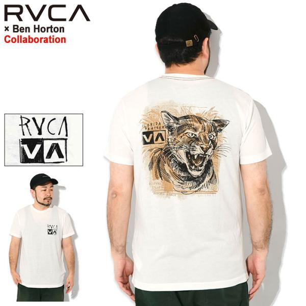 ルーカ Tシャツ 半袖 RVCA メンズ ベン ホートン ホートン パンサー コラボ ( RVCA×Ben Horton Horton Panther S/S Tee カットソー BF04A298 )ルーカ(RVCA)2025SSより春夏の...