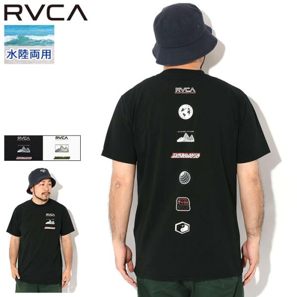 ルーカ Tシャツ 半袖 RVCA メンズ ルーカ XT スタックス SF ( RVCA XT Stacks SF S/S Tee 水陸両用 ラッシュガード 速乾 UVカット BF04A852 )ルーカ(RVCA)2025SSより春夏の新作ア...