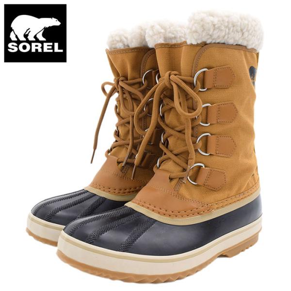 ソレル スノーブーツ SOREL 1964 パック ナイロン WP Camel Brown/Black ( 1964 PAC NYLON WP 防水 2025FW NM5189-224 )カジュアルなルックスと軽量感でタウンユースにもマッチ...