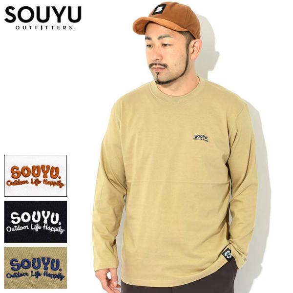 ソーユー アウトフィッターズ ロンT Tシャツ 長袖 SOUYU OUTFITTERS メンズ ソーユー ワン ポイント ( Souyu One Point L/S Tee トップス 男性用 F23-SO-07 )アウトドアでの遊びを楽しむ...