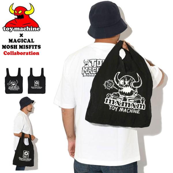 トイマシーン トートバッグ TOY MACHINE マジカル モッシュ ミスフィッツ MMM &amp; TM パッカブル エコバッグ ( MMM &amp; TM ECO Bag MMMTMFFBG5 )スケート界のレジェンドにして、アー...