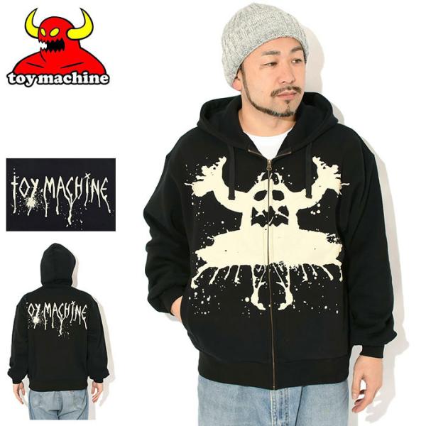 トイマシーン パーカー ジップアップ TOY MACHINE メンズ ロールシャッハ ( Rorschach Full Zip Hoodie スウェット トップス TMPGSW6 )スケート界のレジェンドにして、アーティストやフォトグラファ...