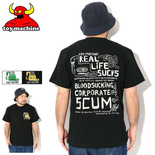トイマシーン Tシャツ 半袖 TOY MACHINE メンズ ネバー エンディング ( Never Ending S/S Tee T-SHIRTS カットソー トップス メンズ 男性用 TMSFST5 )スケート界のレジェンドにして、アーテ...