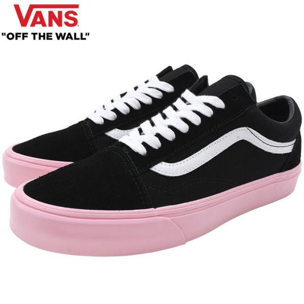 バンズ スニーカー VANS メンズ 男性用 オールドスクール Sidewall Pink/Black ( VN000D6WPIB Old Skool ローカット SNEAKER 靴 シューズ SHOES )「JAZZ(ジャズ)」の愛称で親...