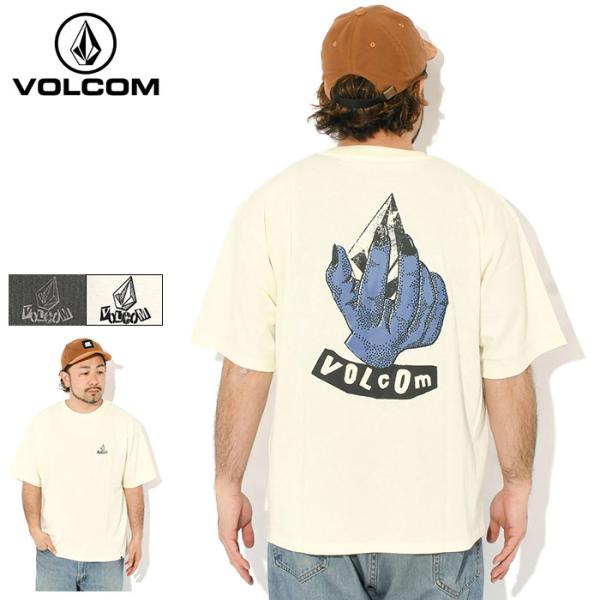 ボルコム Tシャツ 半袖 VOLCOM メンズ グラブ ザ ストーン ( Grab The Stone S/S Tee T-SHIRTS カットソー トップス 男性用 VST261009 )大きな手がストーンロゴを掴んでいるインパクト満点の...