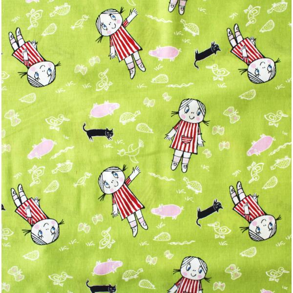 表示価格は数量1ヶ分（生地丈10cm分）です。例）数量「 1 」→ 生地巾 110cm x 10cm数量「 5 」→ 生地巾 110cm x 50cm好奇心旺盛で明るく楽しいアンナちゃんとお友達の背高のっぽのおじさんが繰り出すユーモアあふれ...