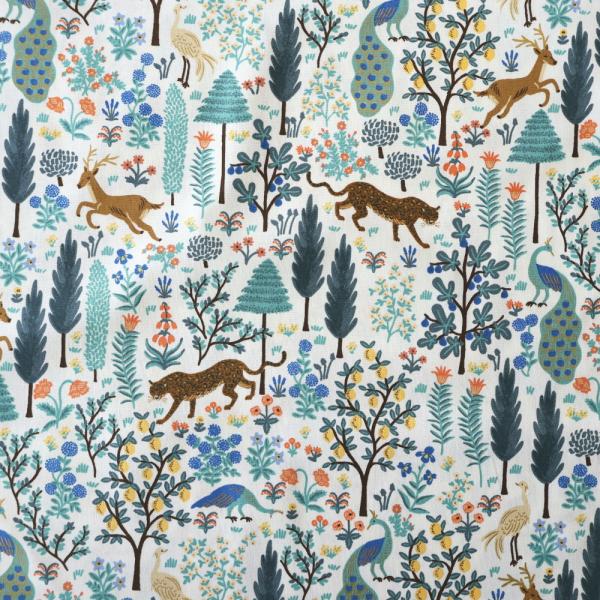 ※表示価格は数量1ヶ分（生地丈1m分）です。例）数量「 1 」→ 生地巾 110cm x 1m数量「 5 」→ 生地巾 110cm x 5m※つながった状態でのお届けになります。ライフルペーパの「キャモント」コレクションより。現在の動物園の...