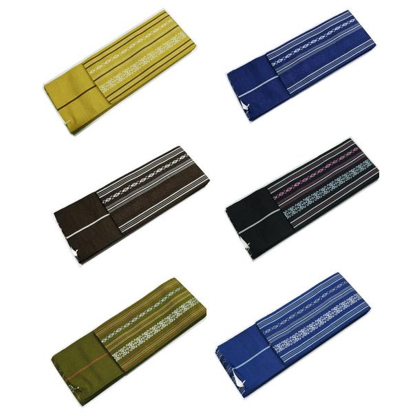 男物着物　正絹角帯博多織角帯　献上柄　メンズ着物定番の帯　フォーマルからカジュアルまで紳士和装小物　日本製本筑博多織で、大島紬や、ウールアンサンブル、袴姿にフォーマルからカジュアル、普段着まで使えるオールマイティーな帯、また紺色はどの着物に...