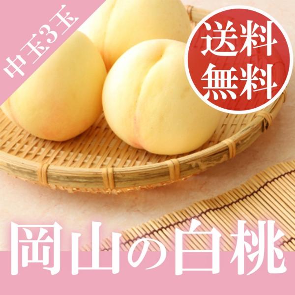 【発売日：2026年07月01日】ネットで買える！おかやま果物・野菜■商品名:岡山県産　岡山白桃 秀品 3玉入り　■商品内容:秀品　贈答向き　1箱　約 800g■品種:岡山県で栽培されている全ての白桃　（悦び白桃・さきがけ白桃・加納岩白桃・...